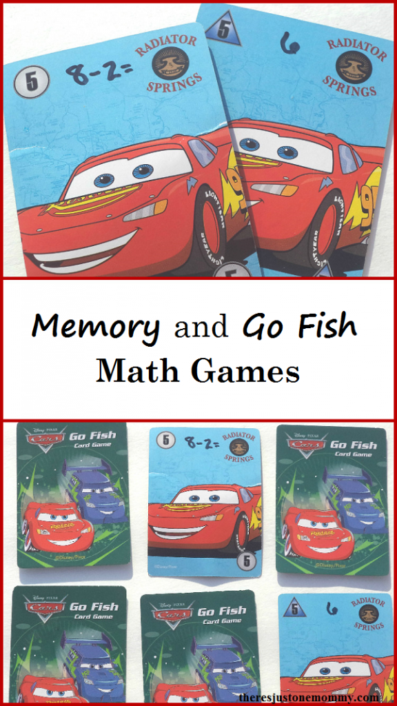 Memory & Go Fish Math Games | There's Just One Mommy