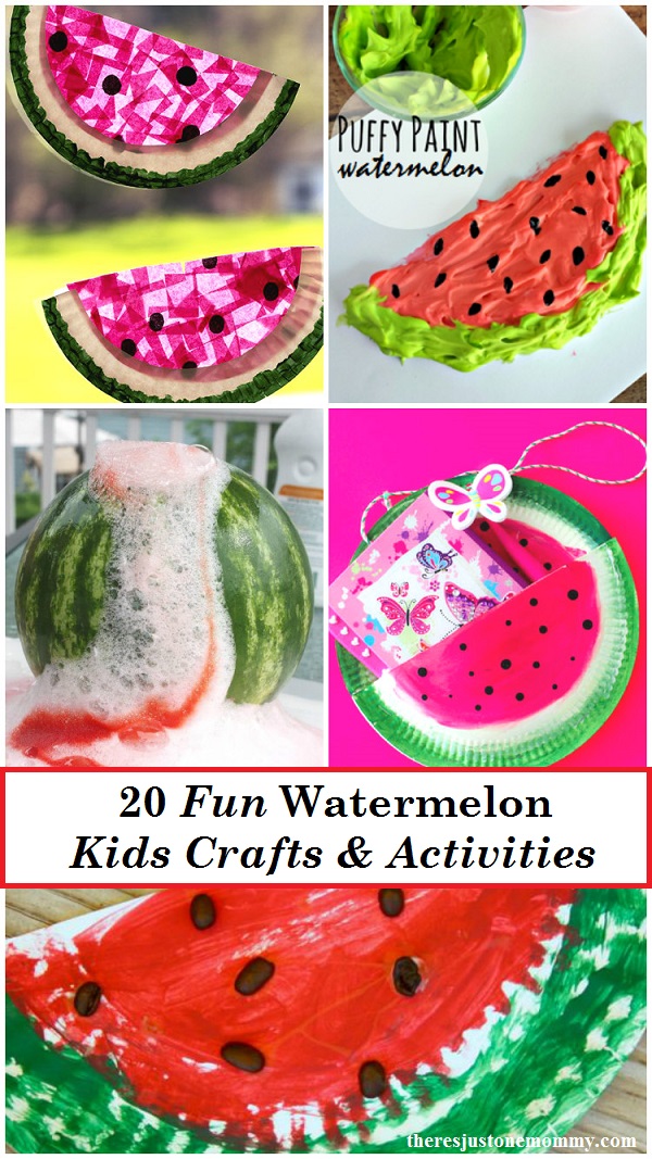 20 Watermelon Crafts Activities There s Just One Mommy